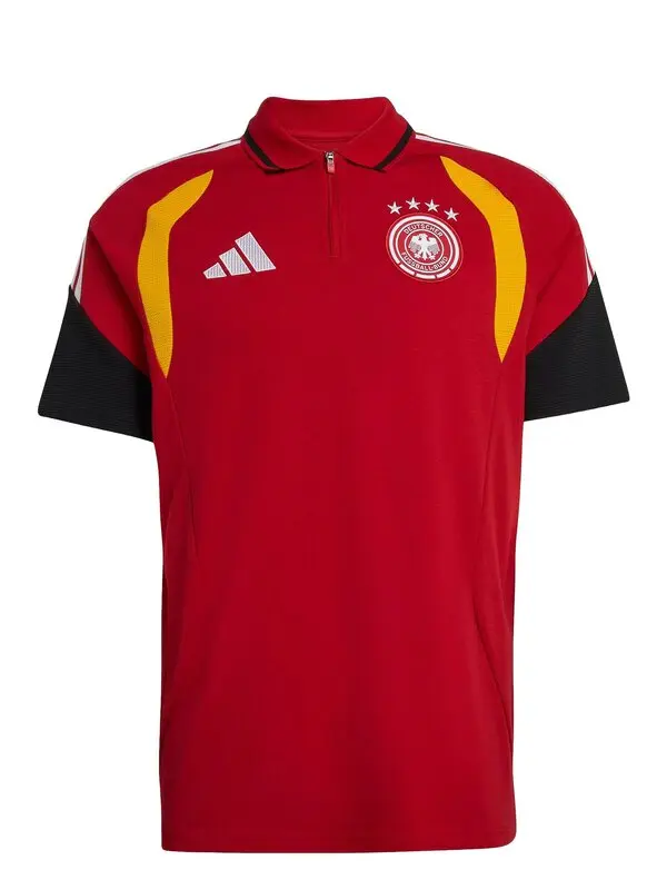 Adidas Germany Tiro Polo Shirt - Red