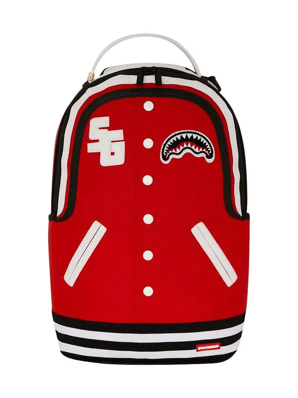SPRAYGROUND Varsity Jacket Backpack - Multicolor