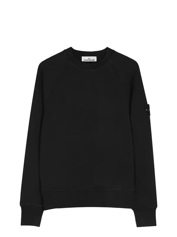 Stone Island Crewneck Sweatshirt - Black