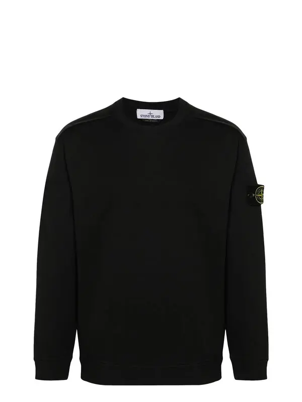 Stone Island Crewneck Sweatshirt - Black