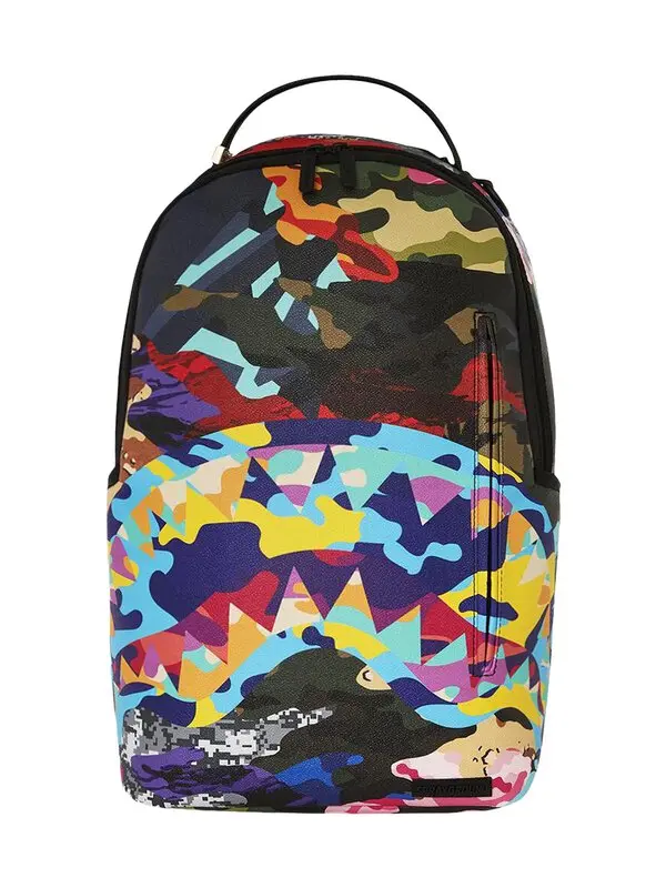 SPRAYGROUND Sliced And Diced Camo Backpack - Multicolor