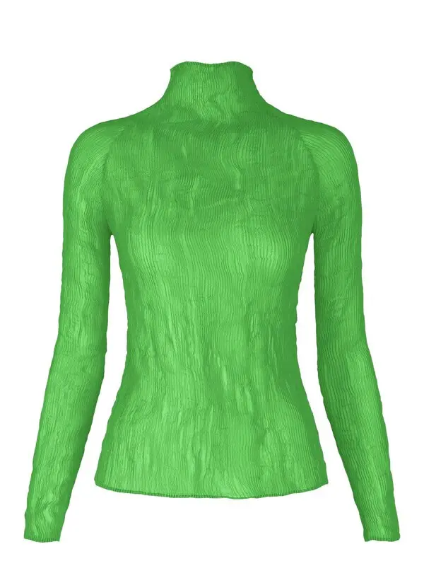 Issey Miyake Chiffon Twist 1 Shirt - Green