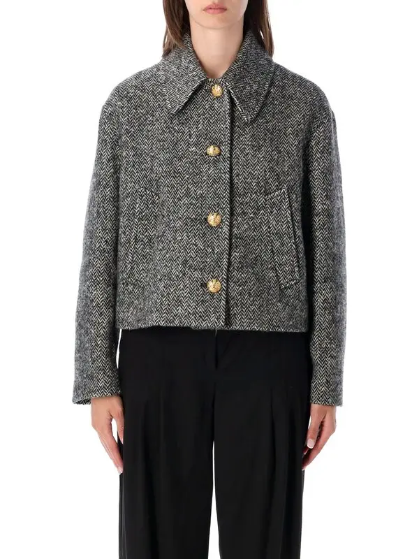 Valentino Garavani Wool-blend Jacket - Nero