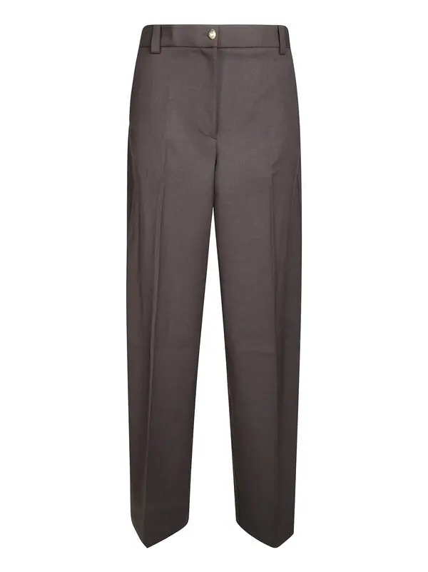 Pinko Balbino Diagonale Tailored Pants - Marrone