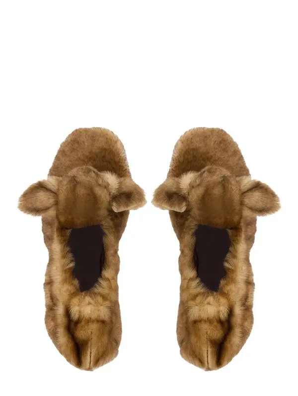 Zimmermann Carousel Ballerina Flats - Chocolate