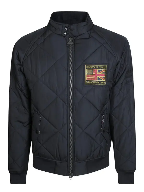 BARBOUR INTERNATIONAL Quilted Merchant Jacket - Nero