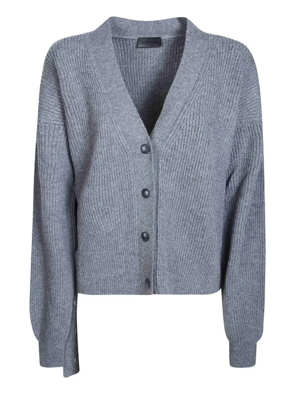 DONDUP Relaxed-fit Fisherman Cardigan - Grigio