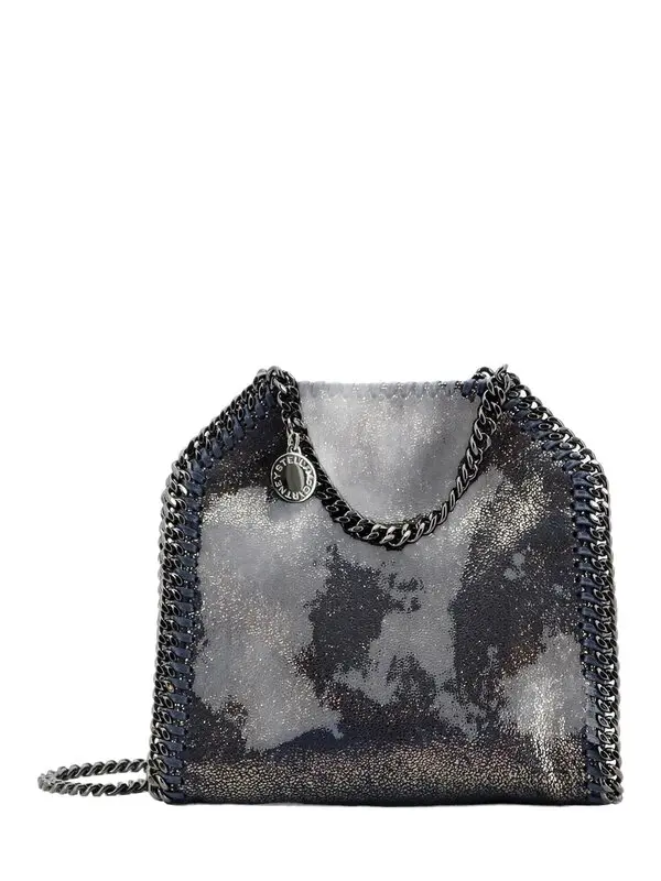 Stella McCartney Mini Top Handle Chain Shoulder Bag - Blu
