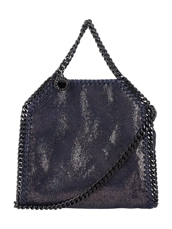 Stella McCartney Mini Top Handle Chain Shoulder Bag - Blu