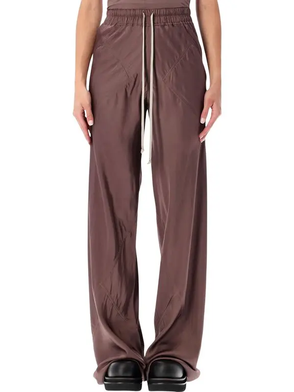 Rick Owens Draped Sculpted Silhouette Trousers - Grape