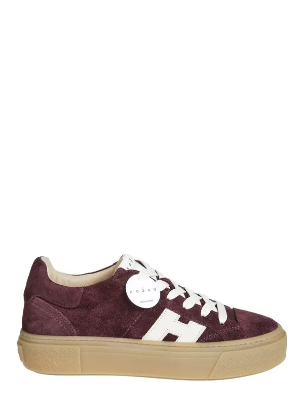 Hogan H705 Lace-up Sneakers - Marrone