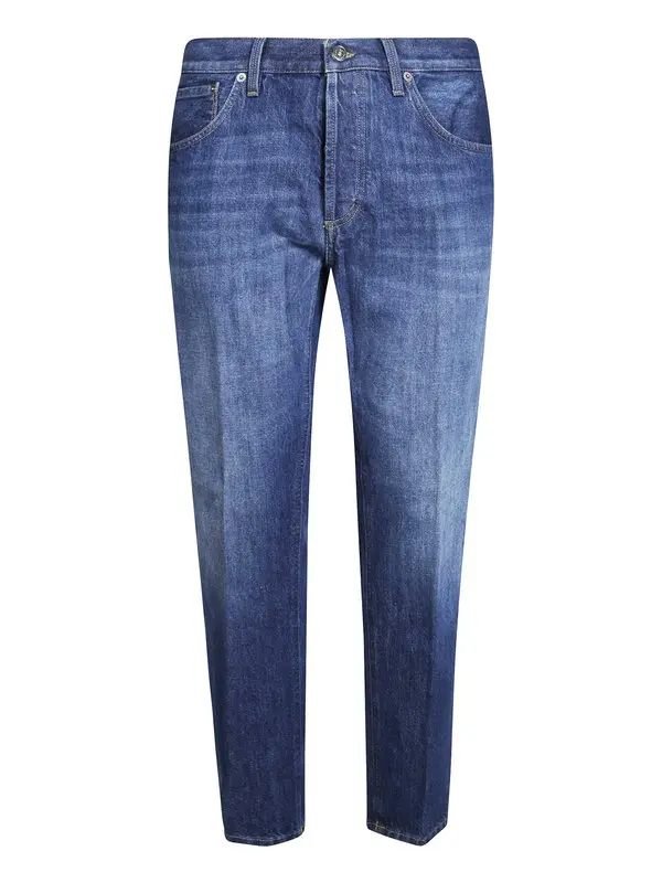 DONDUP Brighton 5-pocket Cotton Jeans - Blu