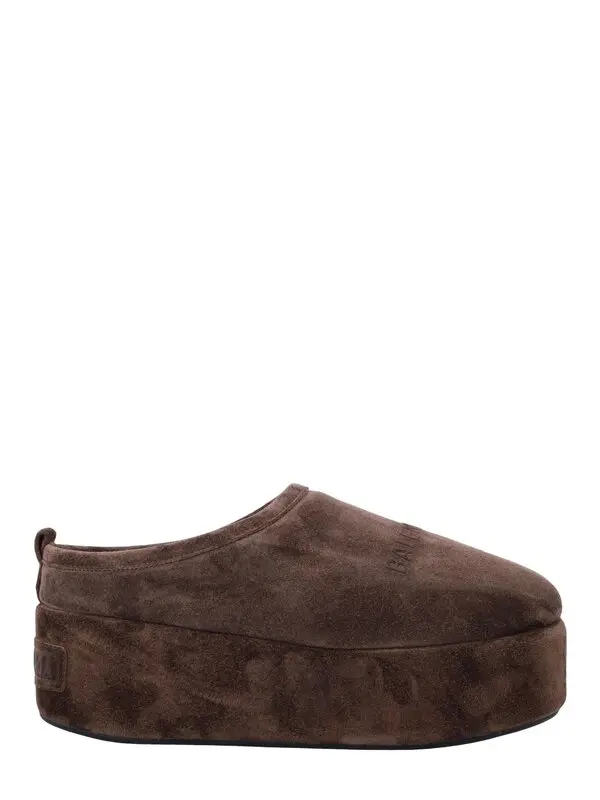 Balenciaga Alaska Soft Platform Flat - Light Espresso