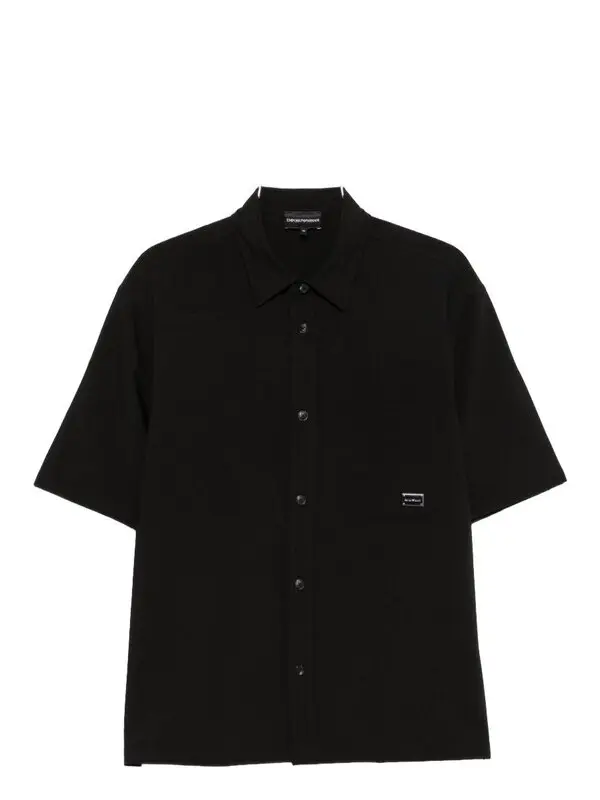Emporio Armani Logo Shirt - Black