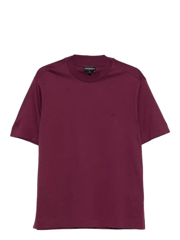 Emporio Armani Logo Cotton T-shirt - Red