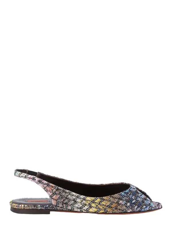 Missoni Slingback Flats - Multicoloured