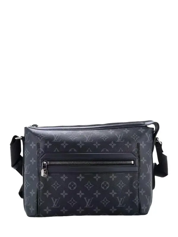 LOUIS VUITTON Odyssey Messenger Bag Monogram Eclipse Canvas Pm - Black