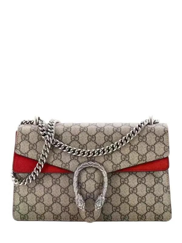 Gucci Dionysus Gg Coated Canvas Small Shoulder Bag - Red