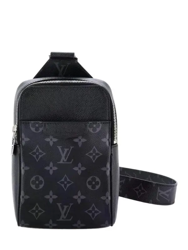 LOUIS VUITTON Monogram Taigarama Outdoor Slingbag Backpack - Black