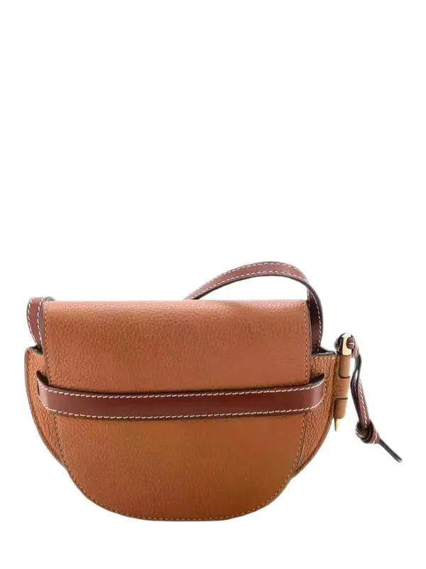 Loewe Gate Shoulder Bag Leather Mini Crossbody Bag - Brown