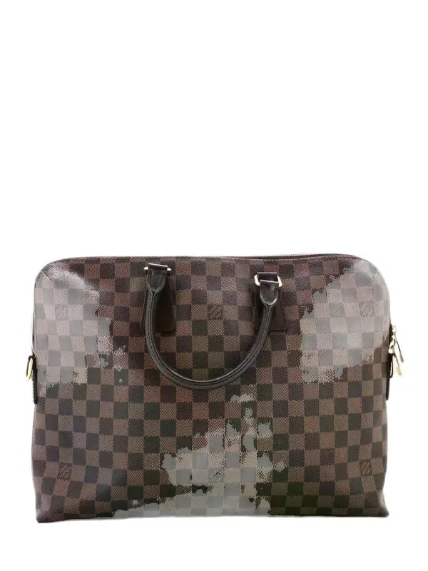 LOUIS VUITTON Damier Business Bag - Brown