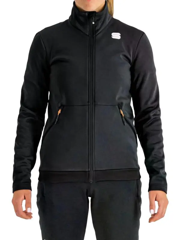 SPORTFUL Logo-print Zip-up Jacket - Black