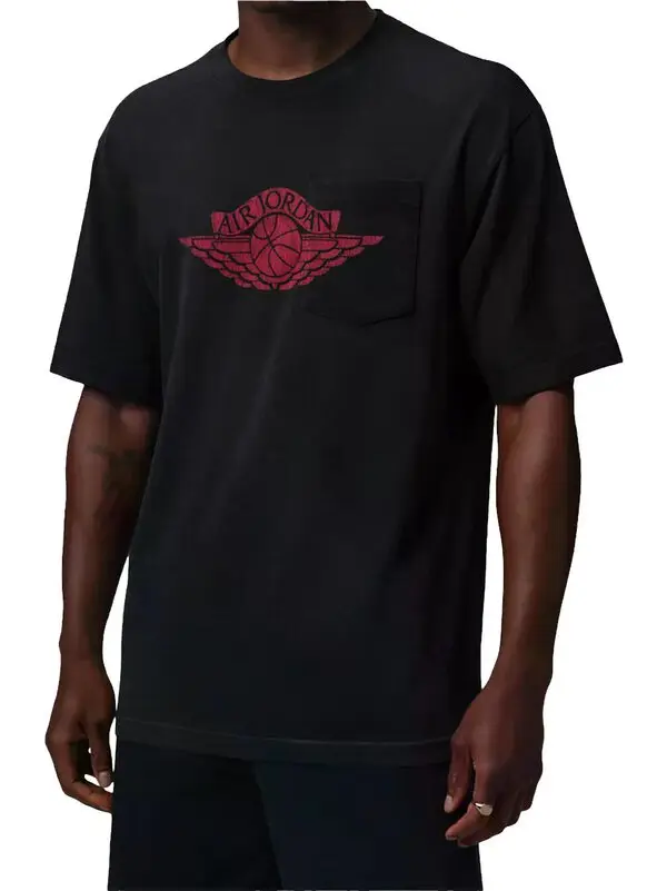 JORDAN Flight Essentials Logo-print T-shirt - Black