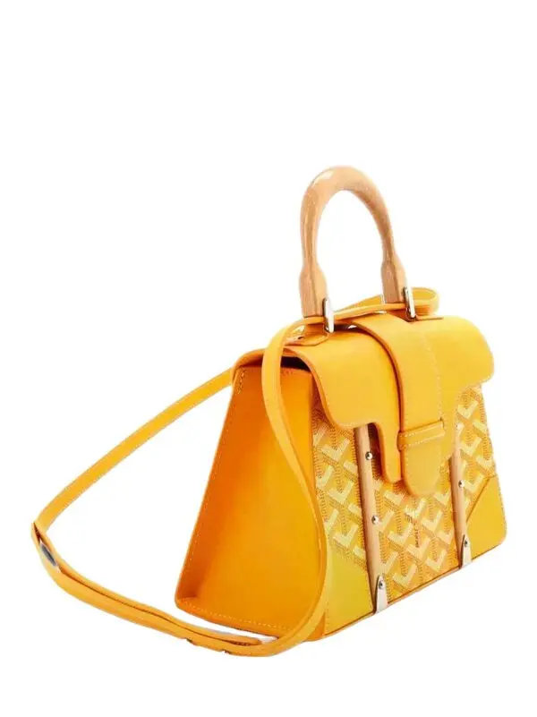 Goyard Structured Saigon Top Handle Bag - Yellow