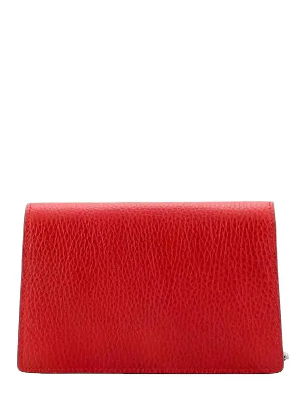 Gucci Dionysus Bag Leather Super Mini Clutch Bag - Red