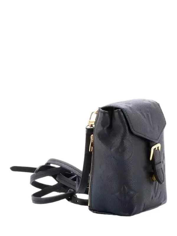 LOUIS VUITTON Tiny Monogram Empreinte Giant Backpack - Black