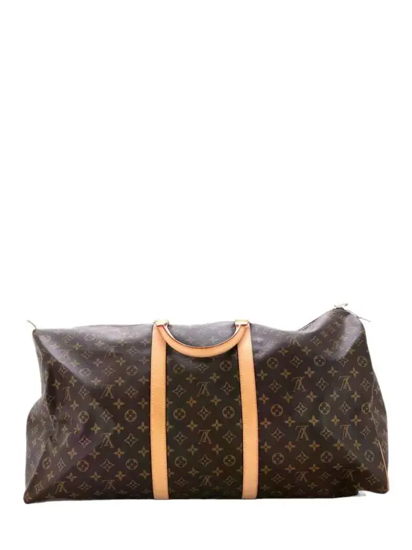 LOUIS VUITTON Keepall Monogram Canvas 60 Travel Bag - Brown