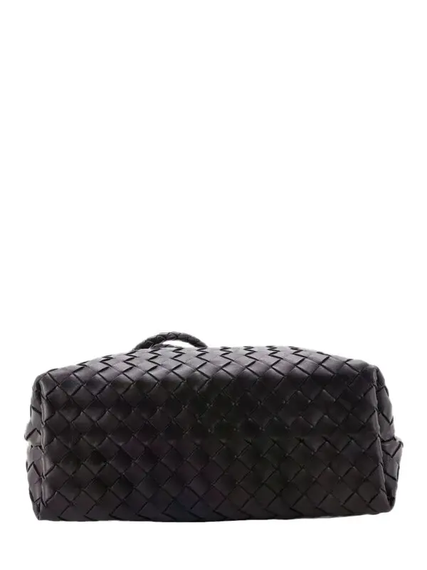 Bottega Veneta Andiamo Top Handle Bag Intrecciato Nappa Medium Satchel - Brown