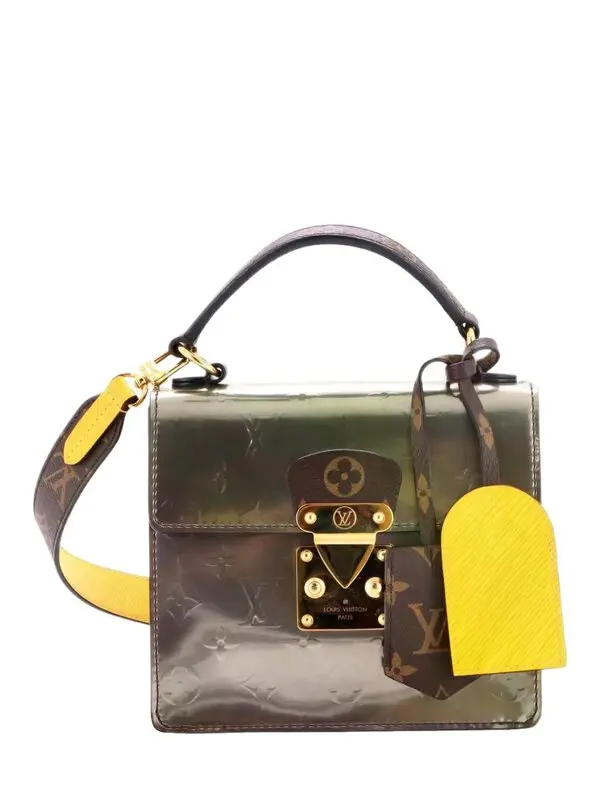 LOUIS VUITTON Spring Street Nm Handbag Monogram Vernis - Metallic