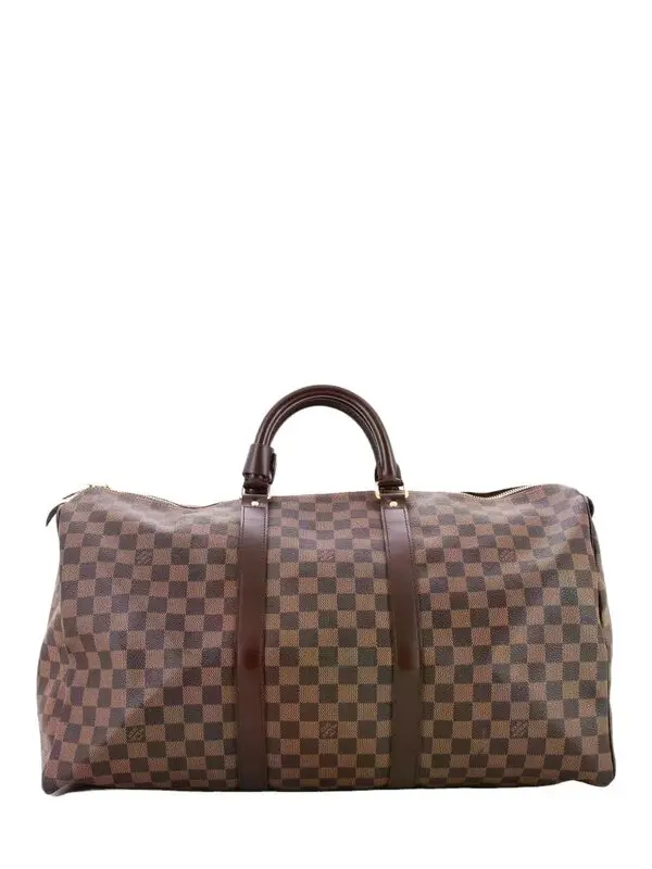 LOUIS VUITTON Keepall Bag Damier 50 Travel Bag - Brown