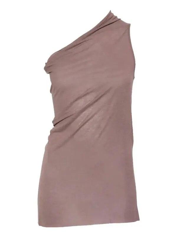 Rick Owens One-shoulder Draped Top - Neutrals