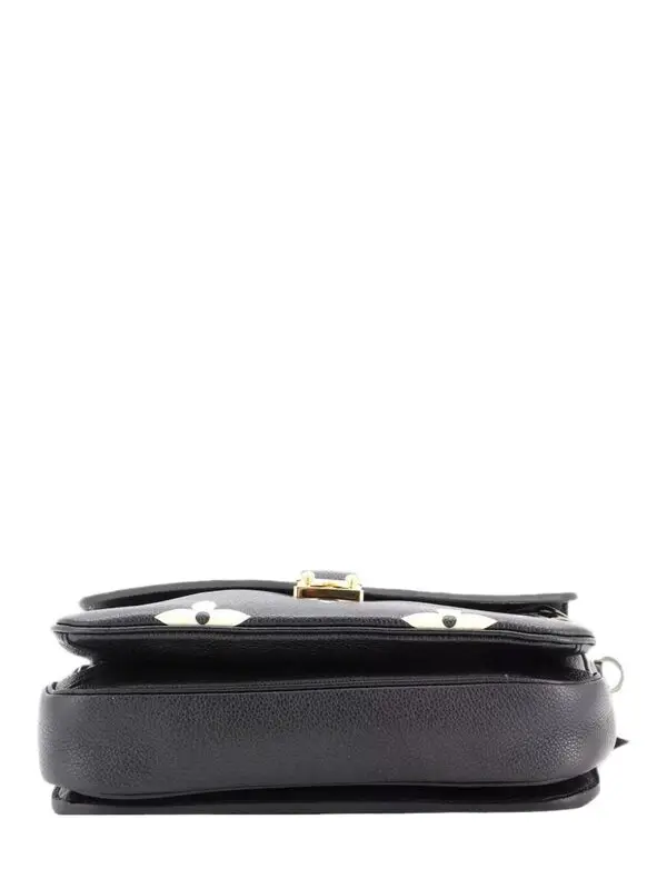 LOUIS VUITTON Pochette Metis Monogram Empreinte Giant Crossbody Bag - Black