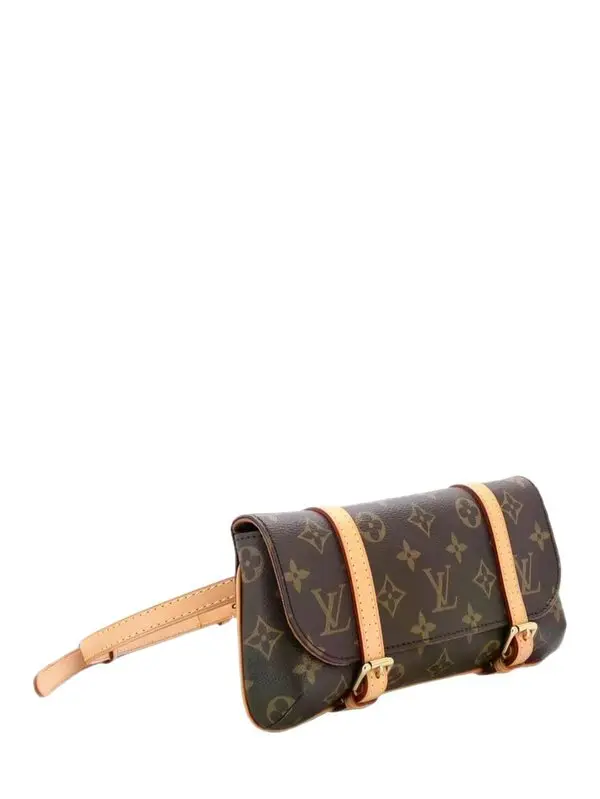 LOUIS VUITTON Monogram Canvas Belt Bag - Brown