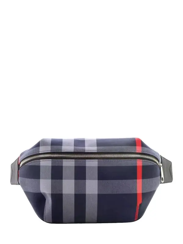 Burberry Sonny House Check Canvas Belt Bag - Black