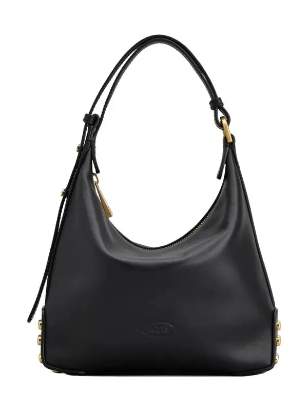TOD'S Metal Dots Leather Mini Bag - Black