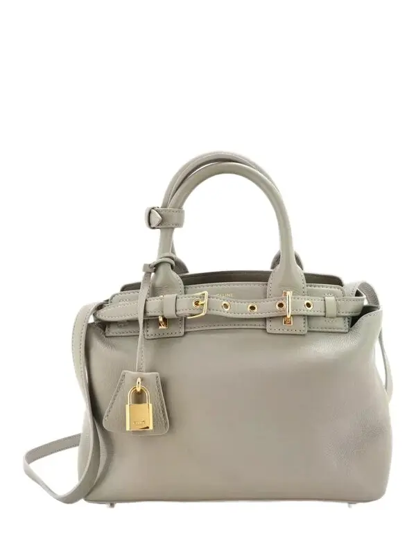 Celine Conti Leather Teen Shoulder Bag - Green