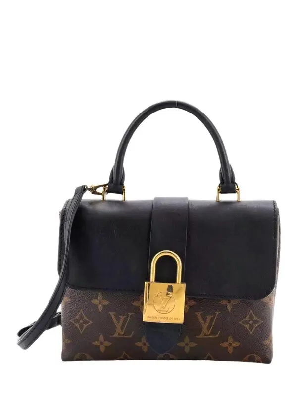 LOUIS VUITTON Locky Bb Satchel Monogram Canvas - Black