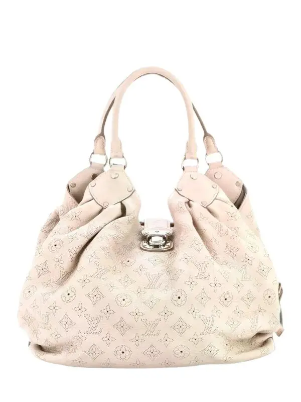 LOUIS VUITTON Mahina Leather Hobo Bag - Neutrals