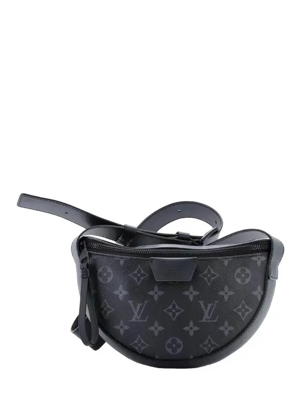 LOUIS VUITTON Moon Monogram Eclipse Canvas Crossbody Bag - Black