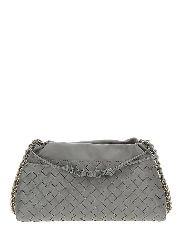 Bottega Veneta Woven Clutch - Gold