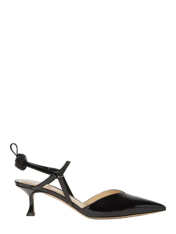 Fendi Very Colibrì Slingback Stiletto Heel - Black