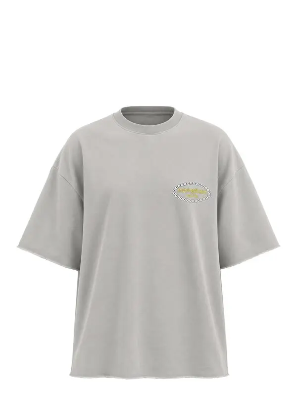 MYSIMPLICATED Reality Oversized T-shirt - Grey