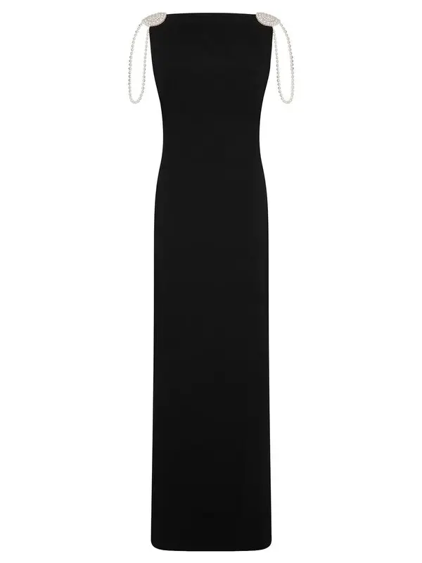 Dsquared2 One Shoulder Evening Dress - Black