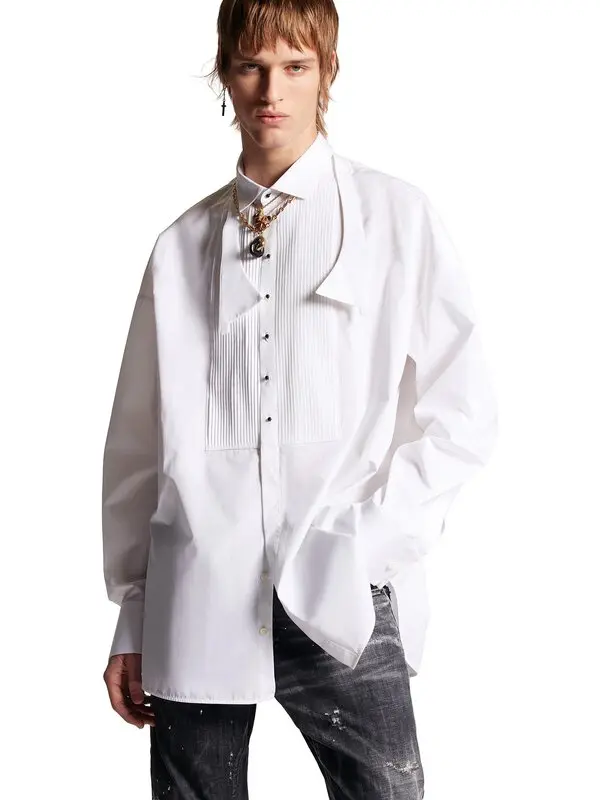 Dsquared2 Oversize Tux Shirt - White
