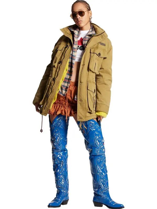 Dsquared2 Americana Parka - Black