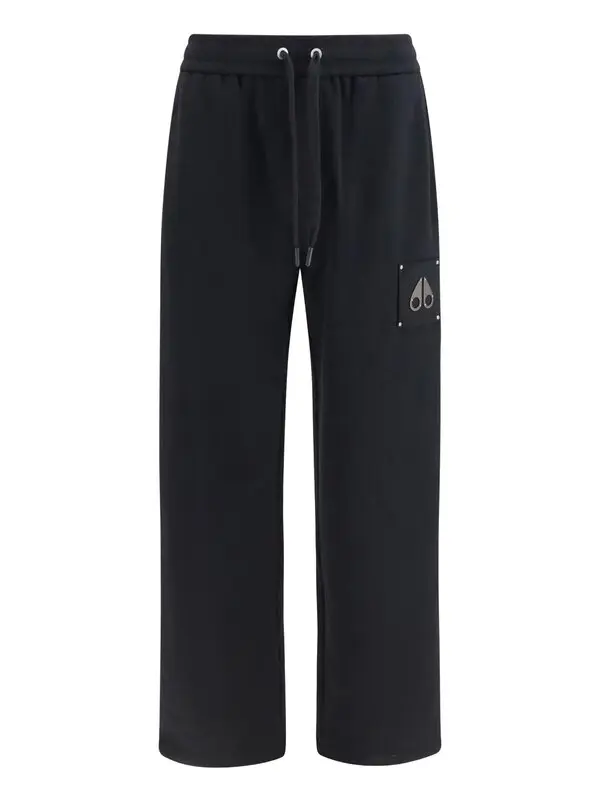 Moose Knuckles Hartfield Straight Leg Trousers - Black